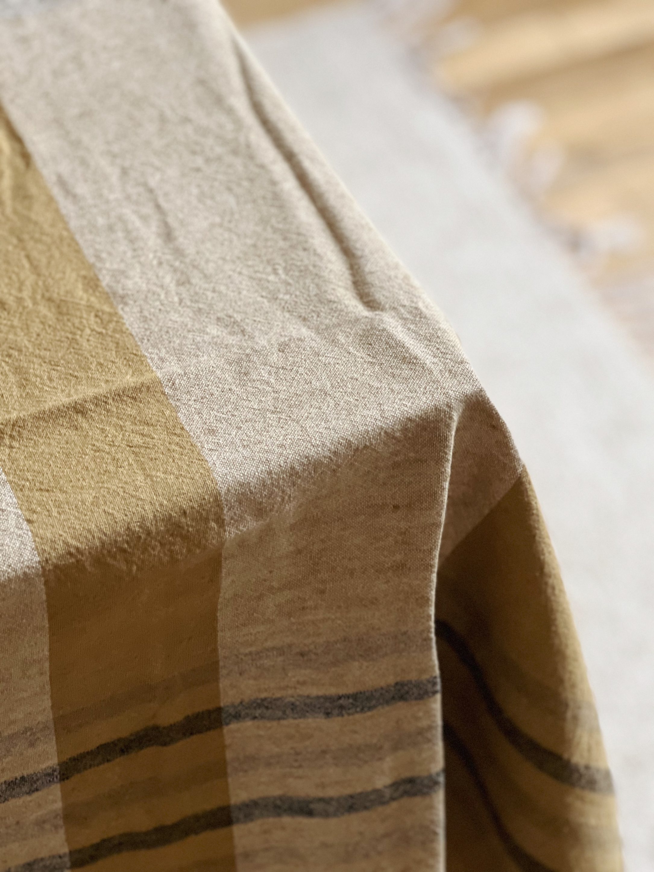 Nappe Lin Coton gold - Sélection M