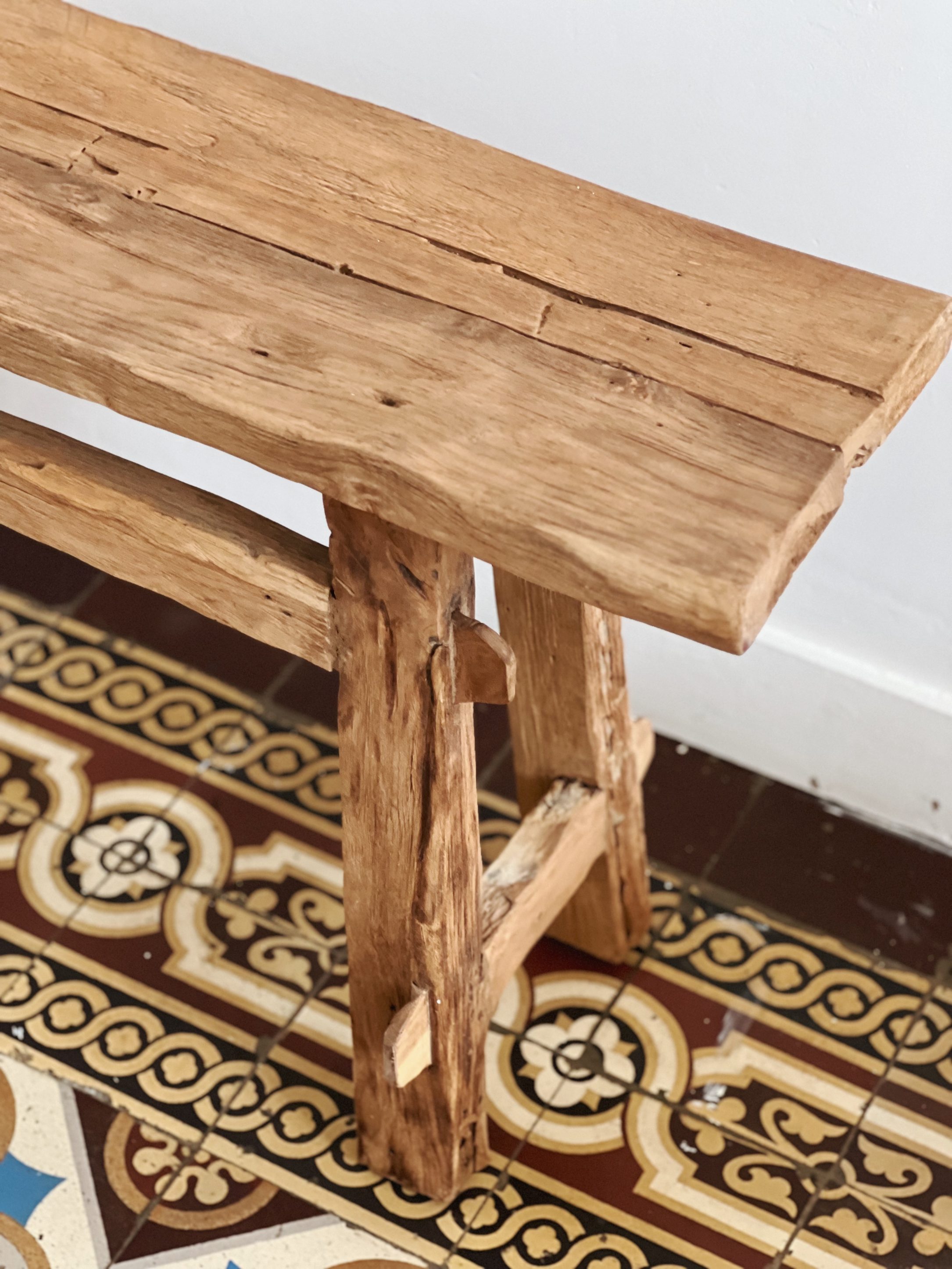 Banc Rustique en Bois Vieilli - Sélection M