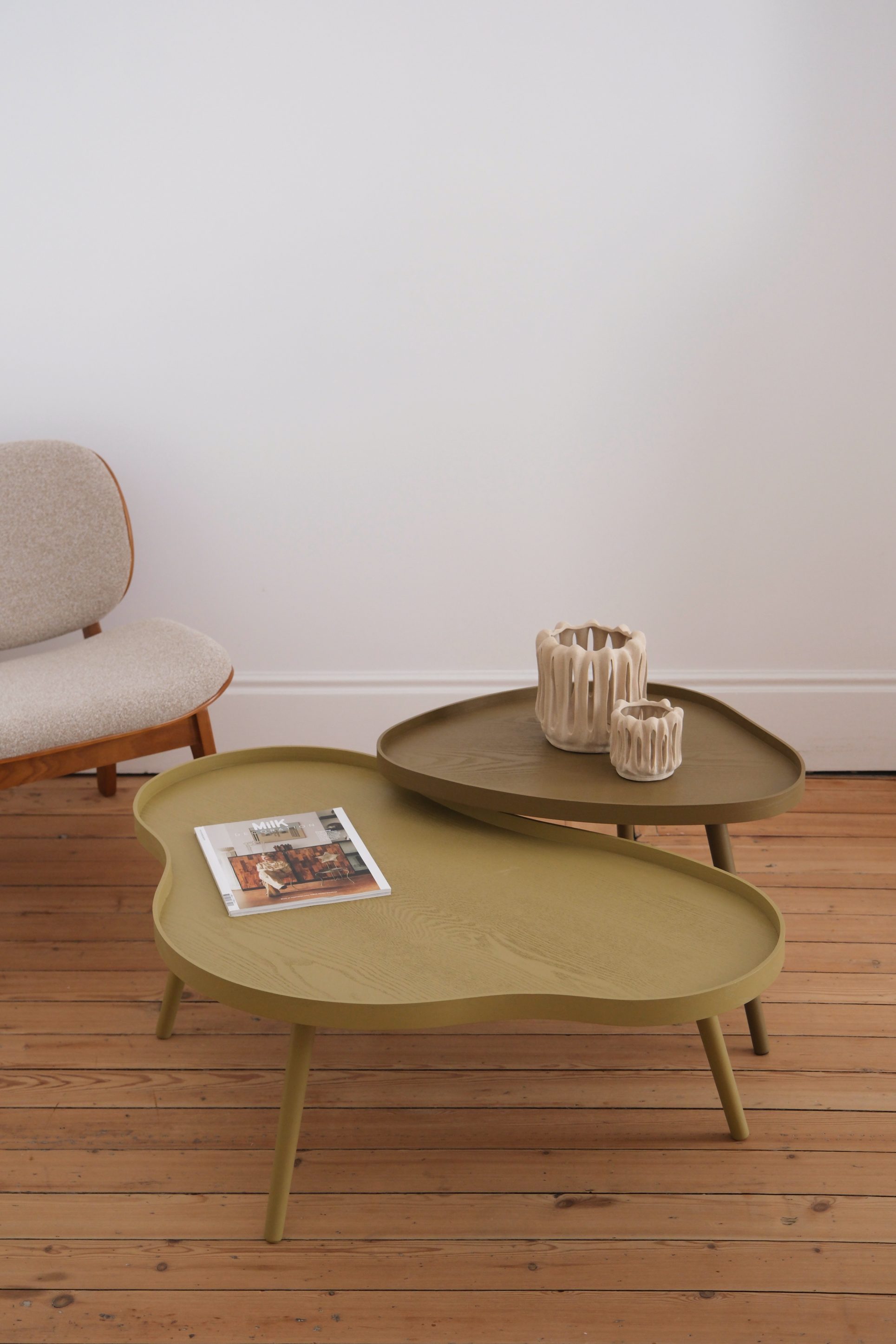 Table Basse Organique en Bois